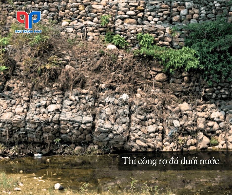 Biện pháp thi công rọ đá dưới nước theo TCVN 10335:2014